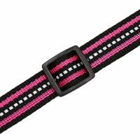 China Highly Visible 3M Reflective Durable Soft Nylon Dog Collar for sale