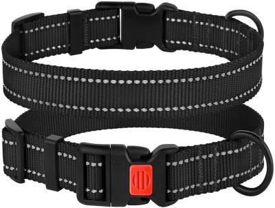 China Easy to Wash and Clean Soft  Nylon Dog Collar Durable Dog Collar for sale