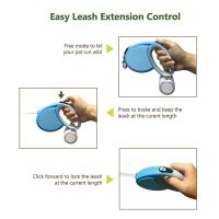 China Durable Retractable Dog Leash With Ergonomic Design Smooth Leash Retraction for sale