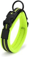 China Eco Friendly Soft Nylon Dog Collar , Breathable Mesh Padded Dog Collars for sale