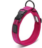China Soft Nylon Dog Collar 3M Reflective Material for sale