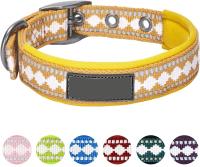 China Nice Design Durable 3M Reflective Polyester Webbing Dog Collar for sale