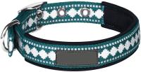 China Nice Design Durable 3M Reflective Polyester Webbing Dog Collar for sale