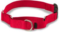 China Martingale Soft Nylon Dog Collar With Quick Snap Buckle for sale