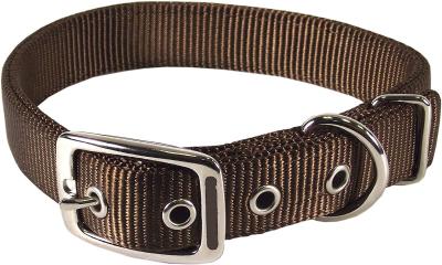 China Deluxe Personalized Nylon Dog Collar Customized Various Colors Sizes Available for sale