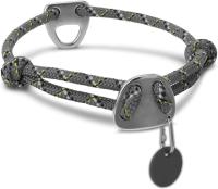 China Comfortable Low Profile Soft Nylon Dog Collar 7mm Rope Less Matting Secure Lead Attachment for sale