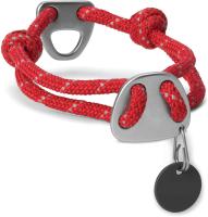 China Comfortable Low Profile Soft Nylon Dog Collar 7mm Rope Less Matting Secure Lead Attachment for sale