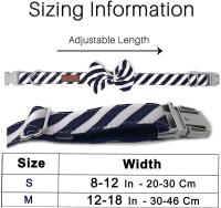 China Detachable Bowtie Soft Cotton Dog Collars Custom Fit With Quick Release Buckle for sale