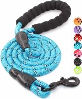 China 5 FT Nylon Dog Leash With Comfortable Padded Handle for sale
