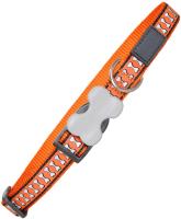 China Adjustable Soft Nylon Dog Collar , Soft Webbing Reflective Pet Collars for sale