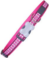 China Adjustable Soft Nylon Dog Collar , Soft Webbing Reflective Pet Collars for sale