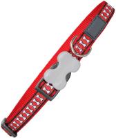China Adjustable Soft Nylon Dog Collar , Soft Webbing Reflective Pet Collars for sale