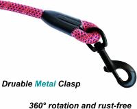 China Highly Reflective Nylon Dog Leash Comfortable Handle for sale