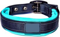 China Lightweight Soft Nylon Dog Collar , Comfortable Heavy Duty Dog Collars Heavy Duty Adjustable Reflective Weatherproof for sale