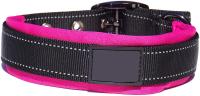 China Lightweight Soft Nylon Dog Collar , Comfortable Heavy Duty Dog Collars Heavy Duty Adjustable Reflective Weatherproof for sale