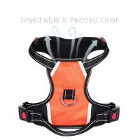 China Locking Security Nylon Dog Harness No Pull Easy Control For Large Dogs for sale