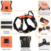 China Locking Security Nylon Dog Harness No Pull Easy Control For Large Dogs for sale