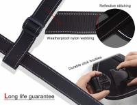 China Heavy Duty Nylon Dog Harness Soft Padded With Special Extended Integrated Short Leash Design for sale