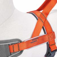 China Soft Neoprene Nylon Dog Harness , 3m Reflective Dog Harness One Click Buckle for sale
