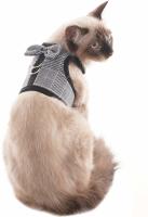 China Fashionable Cat Harness Collar Cute Bow Knot Decorate Cat Harness for sale