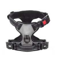 China No Pull No Choke Dog Harness With 3 Snap Buckles for sale