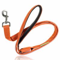 China Orange Color LED Dog Leash USB Rechargeable for sale