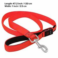 China USB Rechargeable LED Dog Leash , LED Reflective Pet Leash 47.2 Inch 120cm for sale