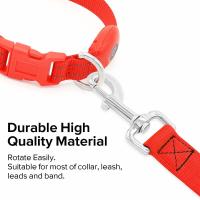 China USB Rechargeable LED Dog Leash , LED Reflective Pet Leash 47.2 Inch 120cm for sale