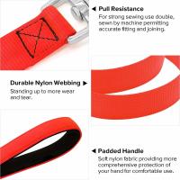 China USB Rechargeable LED Dog Leash , LED Reflective Pet Leash 47.2 Inch 120cm for sale