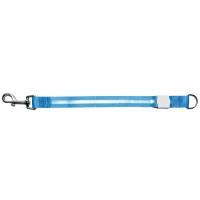 China Multiple Color LED Light Up Dog Leash , Dog Seat Belt Clip For Outdoor Travel for sale