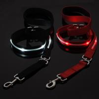 China Waterproof LED Dog Leash Premium Nylon High Safety Extra Long 51 Inches for sale