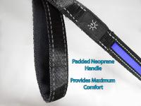 China High Visibility LED Dog Leash , Durable Reflective LED Pet Leash Lightweight for sale