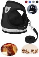 China Escape Proof Cat Harnesses Dog and Cat Universal Harness with Leash Set for sale