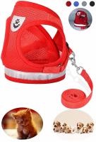 China Escape Proof Cat Harnesses Dog and Cat Universal Harness with Leash Set for sale