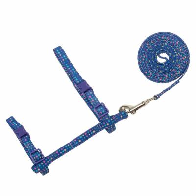 China Cat Harness Collar with Leash Set - Fashion Design with  Hand-made Fabric for sale