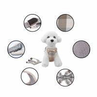 China 100% Cotton Cat Harness Collar With Comfortable Breathable Air Mesh Liner for sale