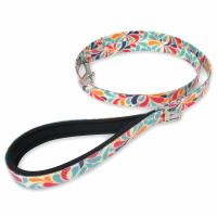 China Outdoor Waterproof Dog Collar And Leash Customized Pattern Skin - Friendly for sale
