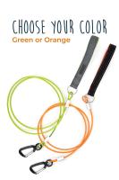 China Waterproof Chew Proof Dog Leash 6' Cable Lead Steel Braided Cord With Padded Handle for sale