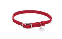 China Comfortable Cat Collar Safety Buckle Adjustable Reflective Material Woven for sale