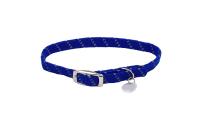 China Comfortable Cat Collar Safety Buckle Adjustable Reflective Material Woven for sale