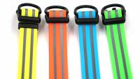 China Pet Safety Waterproof Reflective Dog Collars PVC Eco Friendly Material for sale