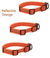 China Pet Safety Waterproof Reflective Dog Collars PVC Eco Friendly Material for sale
