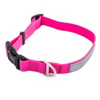 China Reflective Waterproof Dog Collars , Smell Proof Dog Collar Polyester Webbing for sale