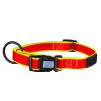 China PVC Nylon Waterproof Soft Rubber Dog Collars For Small Medium Large Dog Pet Cat for sale