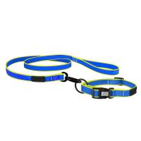 China Waterproof Personalized Dog Collars And Leashes Lightweight Double Color Mixing for sale