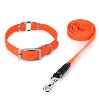China Safe Waterproof Dog Collars PVC based Coated Nylon Material Weather Resistant for sale