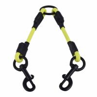 China PVC Dual Dog Leash Coupler Water Resistant For Two Big Small Dogs Pet for sale