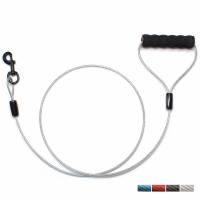 China 5 Feet Waterproof Dog Leash , Chew Resistant Dog Leash With Coated Steel Cable for sale