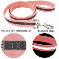China Comfortable Waterproof Unique Dog Collars And Leashes Reflective With Extra Loop for sale