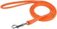China Multiple Sizes Rolled Leather Dog Leash Rope Soft Padded Multicolored for sale